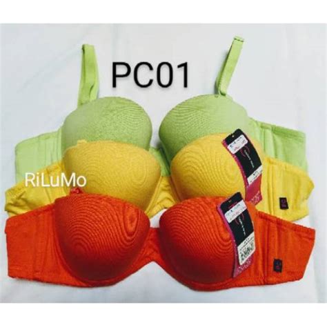 Jual Pierre Cardin Bra Cotton Candy 34b Katun Serap Keringat Shopee