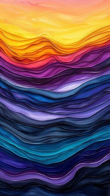 Dynamic And Vibrant Digital Abstract Masterpiece Premium Ai Generated Image