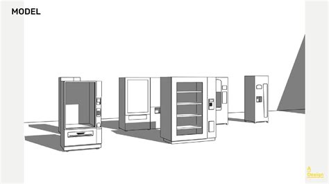 Vending Machines Pack Of Revit Families Model 3d Model Turbosquid