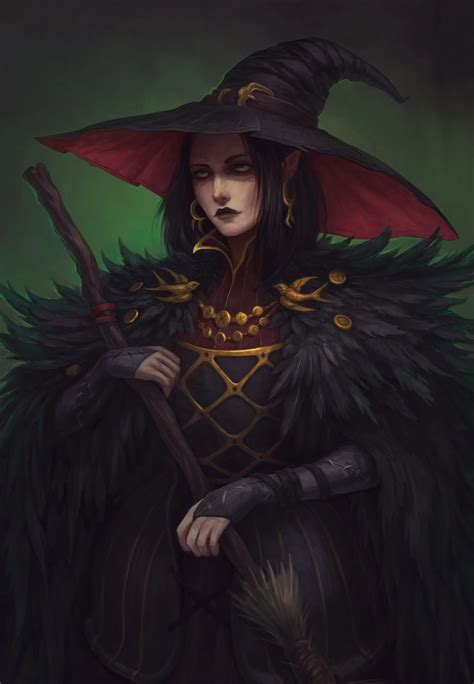 Witch By Daria Ovchinnikova Scrolller