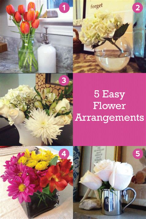 5 Steps To An Easy Flower Arrangement Flower