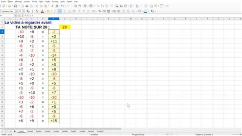Feuille De Calcul Ecrire Une Formule Dans Une Feuille De Calcul My