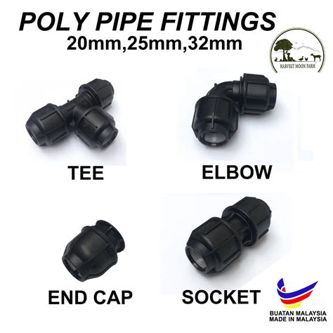 Poly Fitting 20mm Hdpe Poly Fitting 20mm Penyambung Poly Penguin