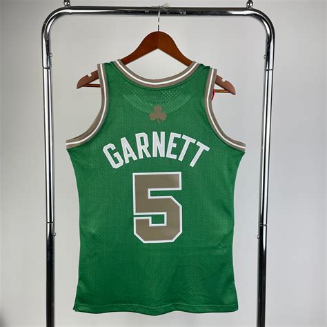 Boston Celtics 2007 08 Kevin Garnett Green And Gold Mitchell And Ness Swin