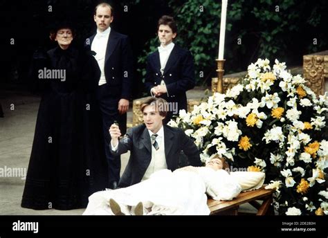 Ralph Fiennes Romeo Holding Poison Sarah Woodward Juliet