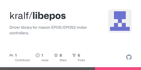 github kralf libepos driver library for maxon epos epos2 motor