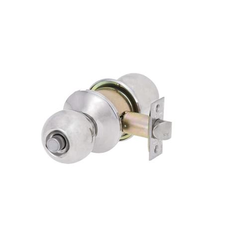 Lockwood Symmetry Imperial Privacy Knob Stainless Steel Set