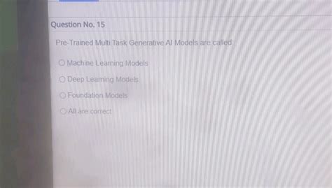 Question No Pre Trained Multi Task StudyX