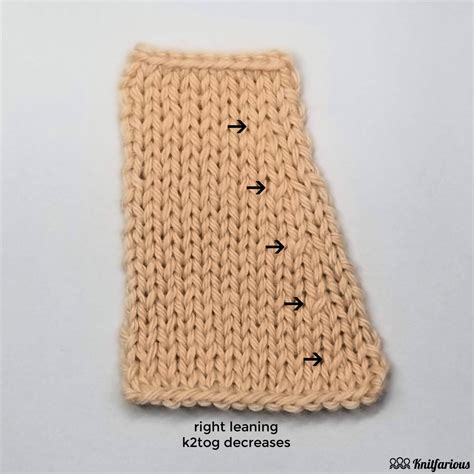 How To Knit Two Together K2tog A Step By Step Tutorial Knitfarious