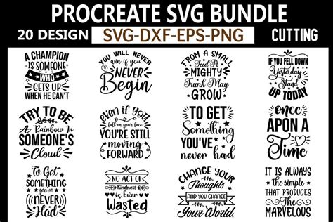 Procreate SVG Bundle Bundle Creative Fabrica