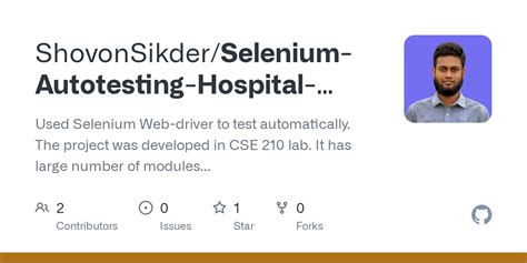 Github Shovonsikder Selenium Autotesting Hospital Management System Used Selenium Web Driver