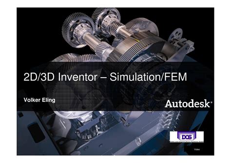 2d3d Inventor Simulationfem