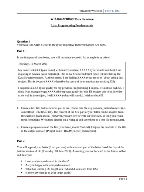 L1 Prog Fundamental Q Pdf Method Computer Programming Class Computer Programming