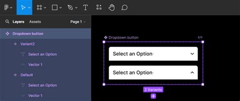 How To Make A Drop Down Menu In Figma Pttrns