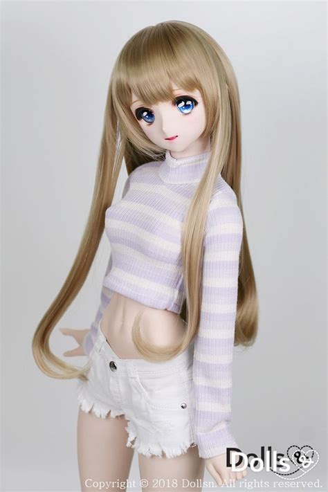 Bjd Wig Straight Cream For Smart Doll Sd Dollfie Dream Cm Doll Etsy
