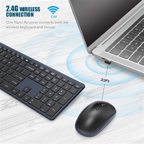 Ultra Slim Wireless Multimedia Keyboard Kg9013 And Mouse G3180e Silent
