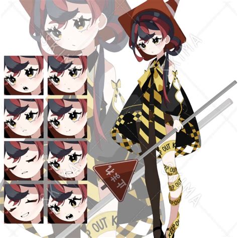 女の子【表情8種】 Skima（スキマ）