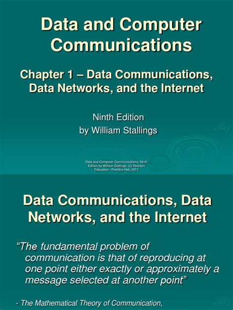 data and computer communications pdf packet switching wide area