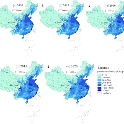 Spatial Distribution Characteristics Of Population Density Pd In