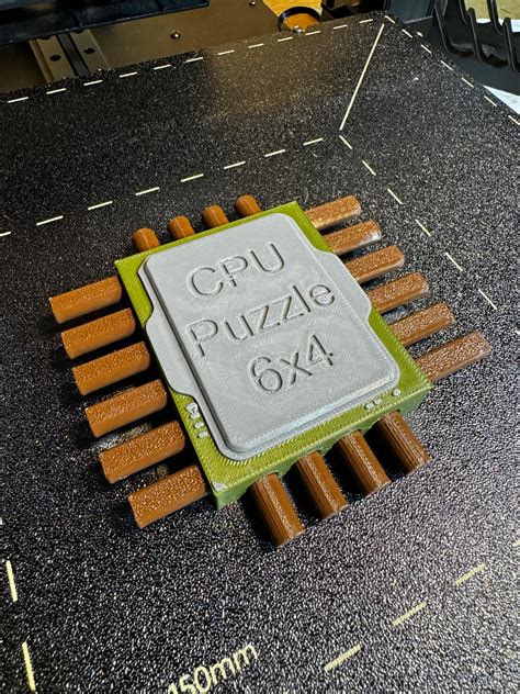 Cpu Puzzle 6x4 Intel 3d Model By Joescalon On Thangs