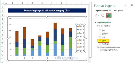 How To Reorder The Legend Without Changing The Chart In Excel