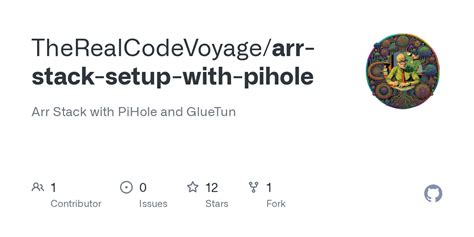 Github Therealcodevoyage Arr Stack Setup With Pihole Arr Stack With Pihole And Gluetun
