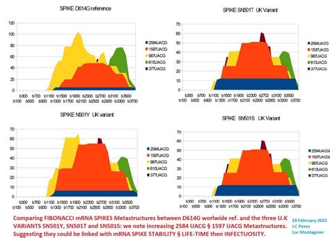 Sars Cov2 Variants And Vaccines Mrna Spikes Fibonacci Numerical Uacg