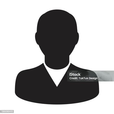 남자 아이콘 벡터 사용자 프로필 아바타 기호 에 비즈니스용 플랫 컬러 글리프 픽토그램 사인 경영자에 대한 스톡 벡터 아트 및 기타 이미지 경영자 고객 관리자 Istock