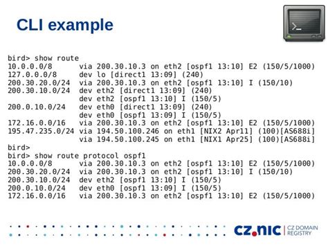 Bird Routing Daemon