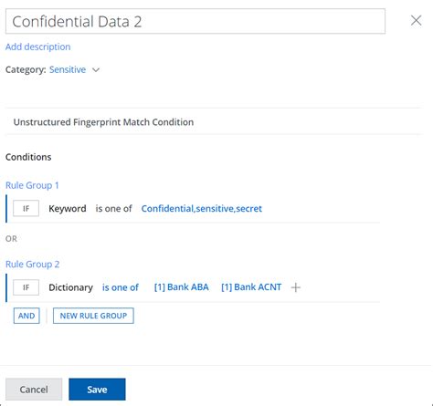 Create A Classification Skyhigh Security