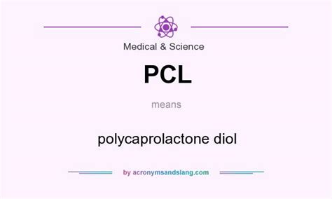 Pcl Polycaprolactone Diol In Medical And Science By