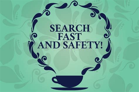 Word Writing Text Search Fast And Safety Business Concept For Browsing