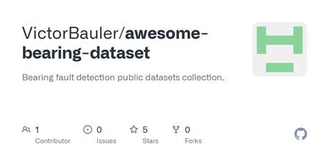 Github Victorbauler Awesome Bearing Dataset Bearing Fault Detection Public Datasets Collection