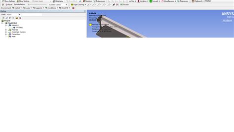 modal analysis boundary condition problem — ansys learning forum