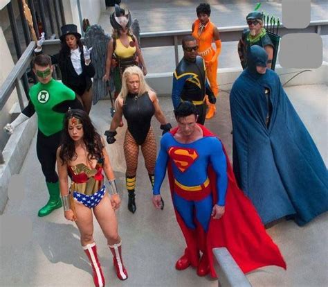 Justice League Cosplay Group Justice League Halloween Costumes