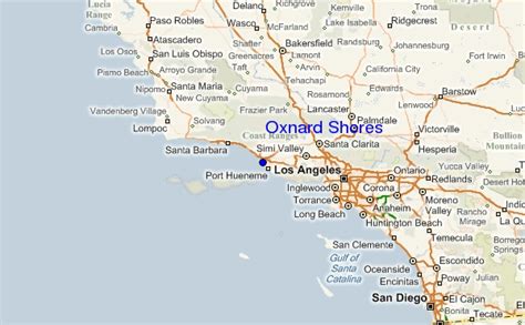Oxnard California Map United States