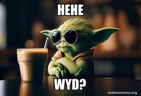 Hehe Wyd Cool Yoda Sunglasses Meme Generator