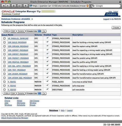 Mastering Oracle Scheduler In Oracle 11g Databases