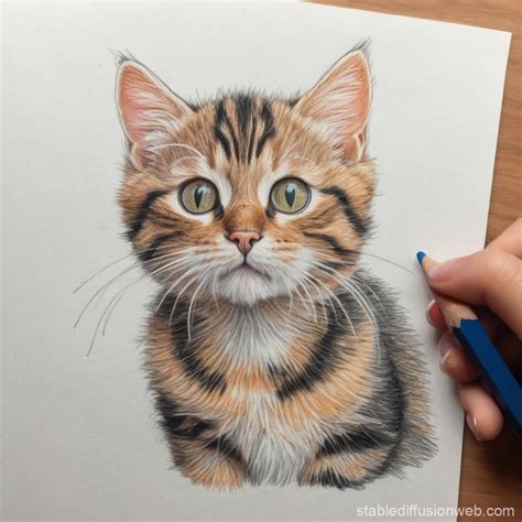 An Easy Sketch Of A Small Cat To Draw A Watercolor Painting Prompts