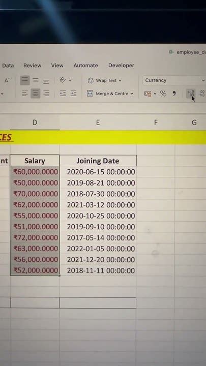 Set Decimal Places In Excel Gen Z Techie Excel Exceltutorial