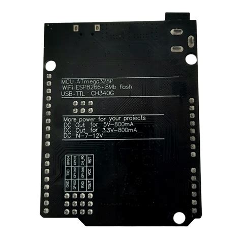 برد آردوینو Uno Wifi دارای پردازنده Atmega328p و Esp8266 فروشگاه اهم