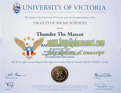 University Of Victoria Uvic Diplomas A Mark Of Academic Excellence