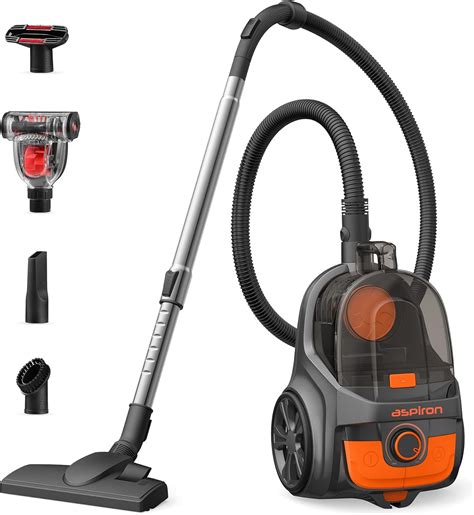 Amazon.com - Aspiron Canister Vacuum Cleaner, Upgraded Lightweight ...