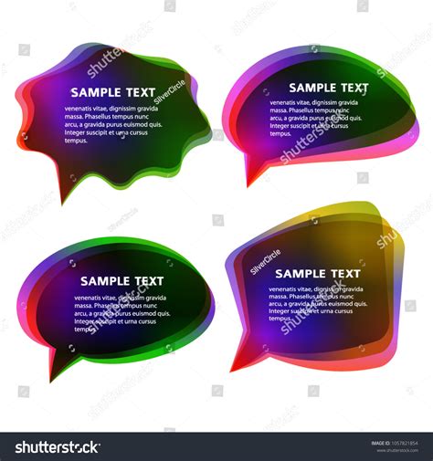 Infographic Design Light Color Border Set Stock Vector Royalty Free