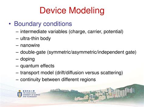 PPT Introduction To Nano Device Research In HKUST PowerPoint Presentation ID