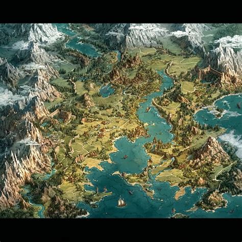Draw Maps And Fantasy Concept Art By Saleleonj344 Fiverr