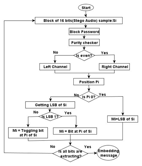 Flow Diagram Of Extracting The Message Download Scientific Diagram