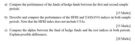 The Table Below Provides The Regression Outputs Of