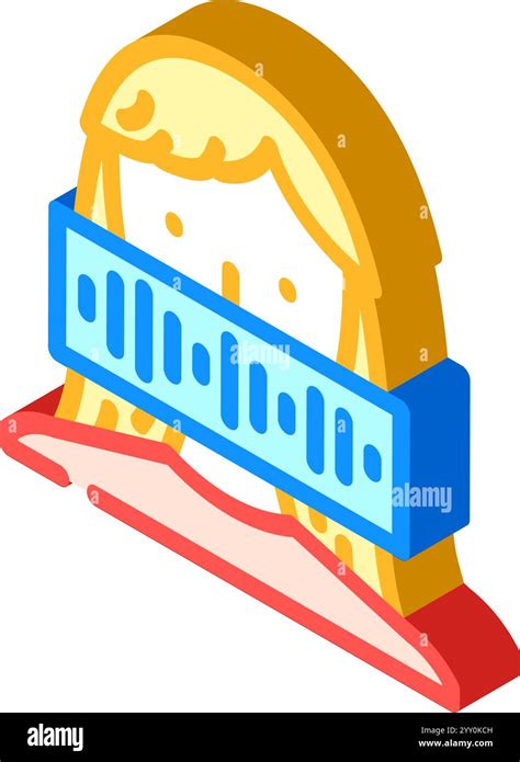 speech waveform natural language processing nlp isometric icon vector