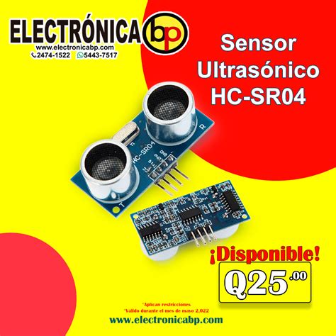 Sensor Ultrasónico Inicio Electrónica BP